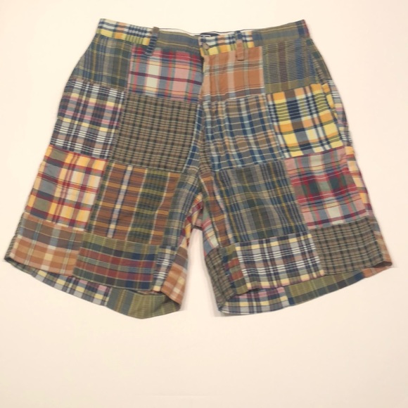 Polo Ralph Lauren | Shorts | Polo Ralph Lauren Patchwork Plaid Shorts ...